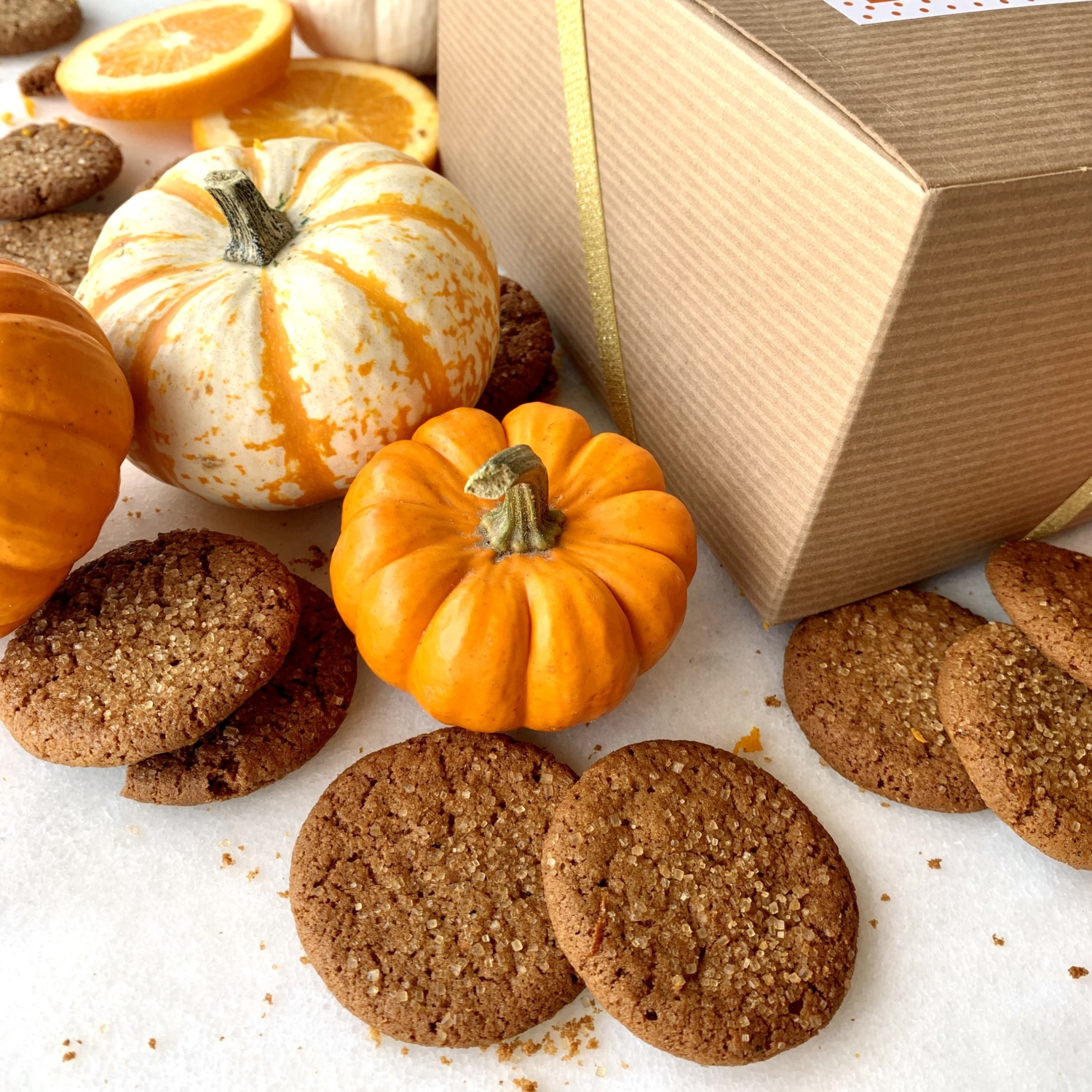 Fall Flavors Grand Gift Box - Pumpkin Spice & Original Gingersnaps ...